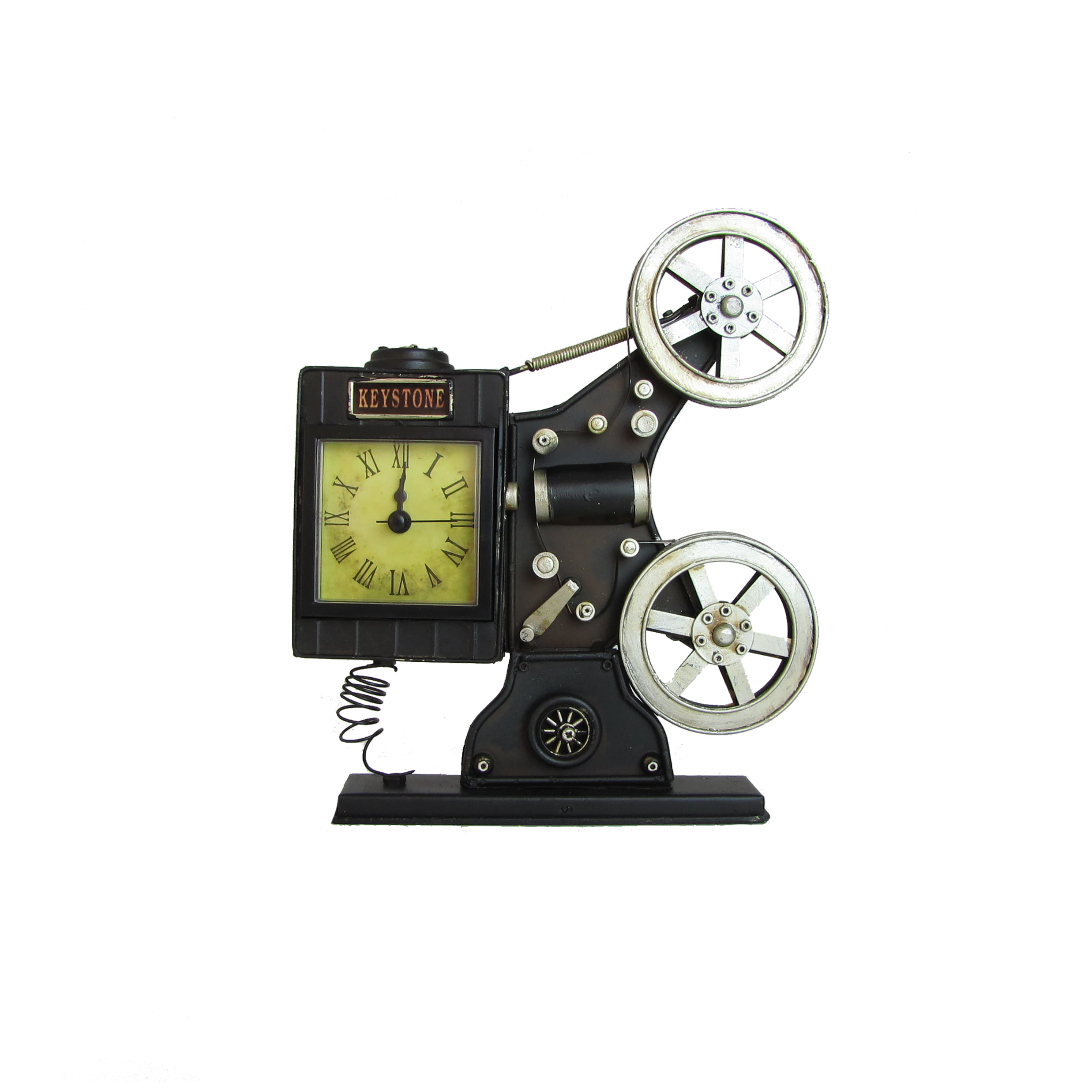 Old School Film Projector Tabletop Clock