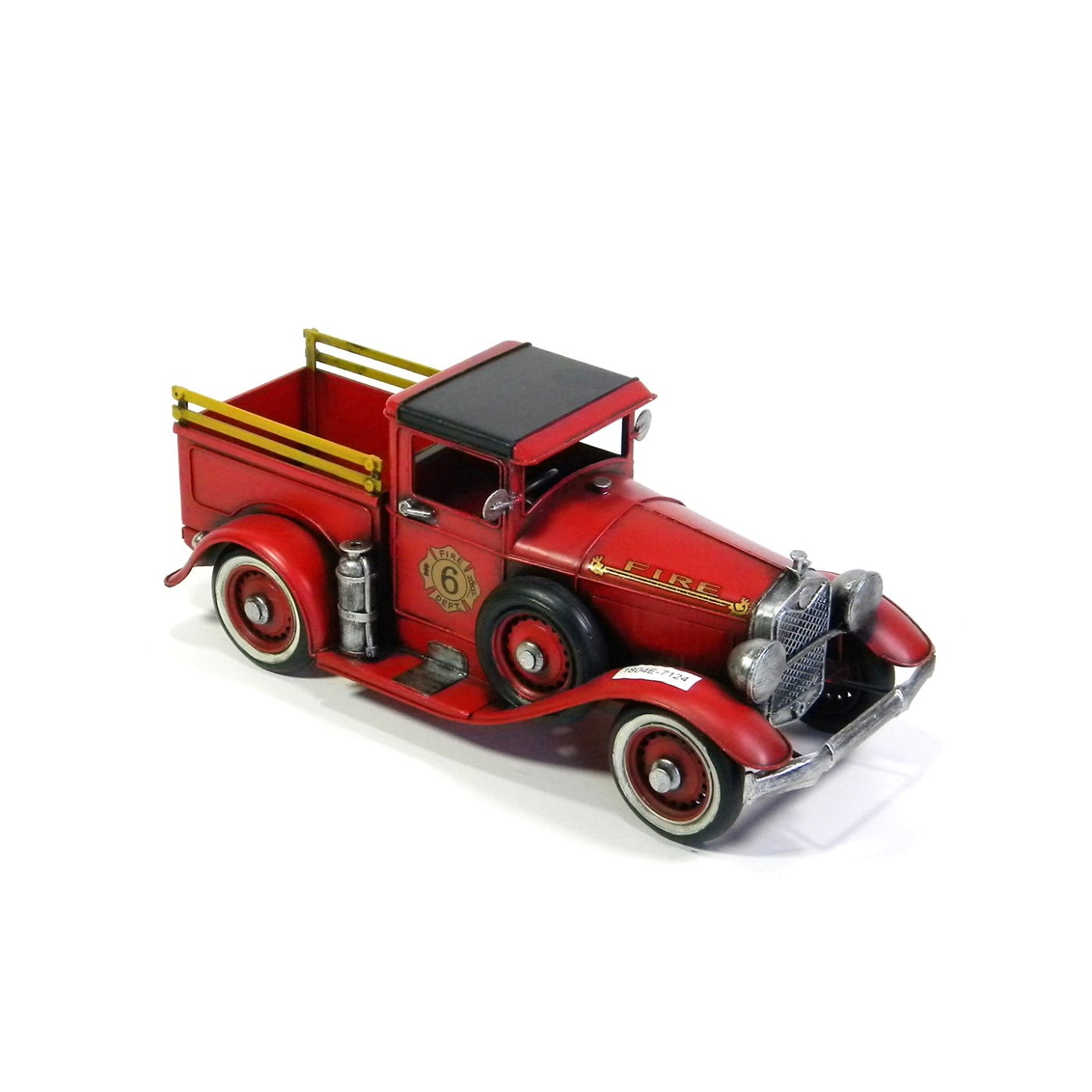11.5" Antique Style Model American Fire Truck